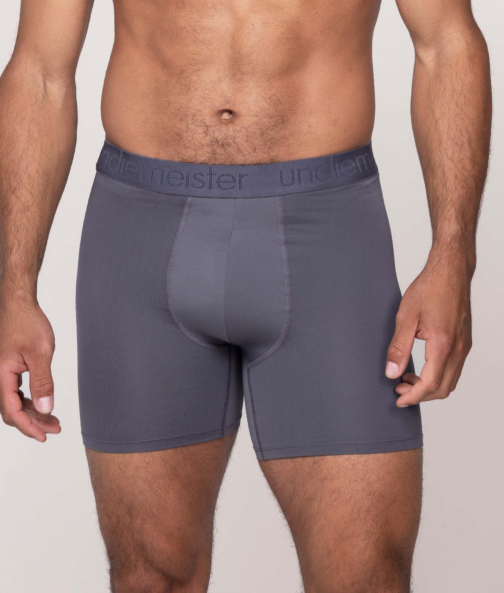 Lot de 3 Boxers de Sport Gris Lava Rock | Undiemeister