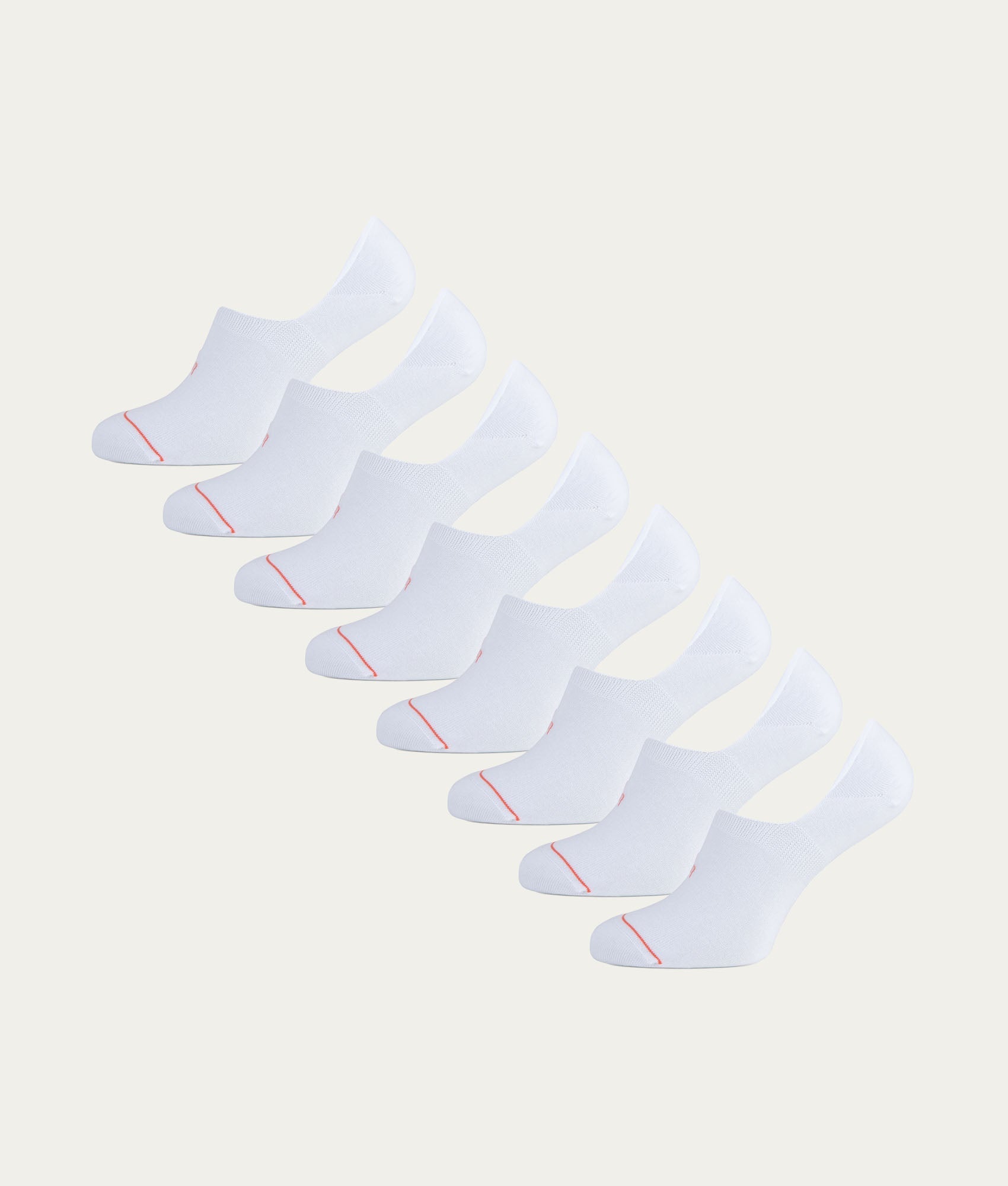 Witte Footies Chalk White (8-pack) - Undiemeister