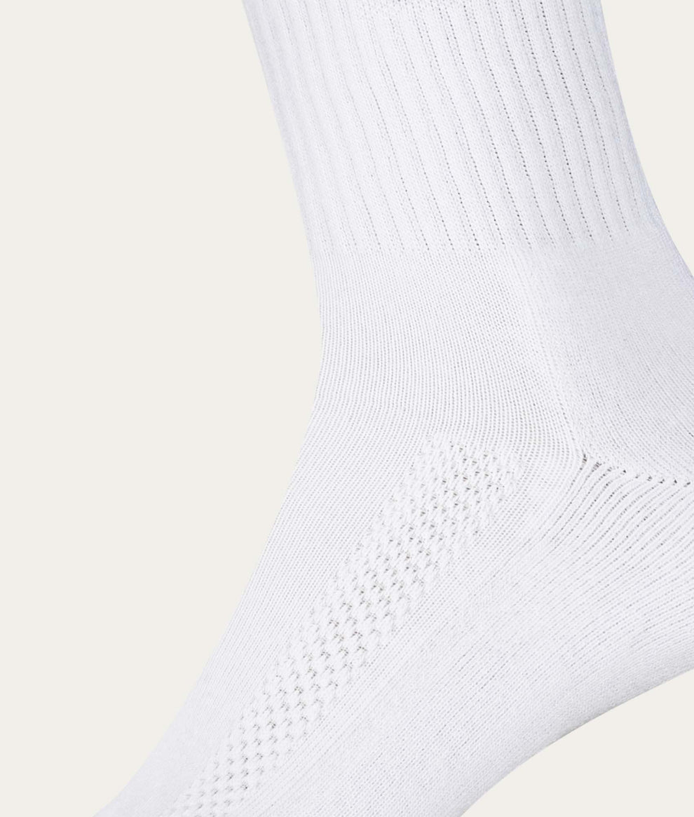Lot de 9 Chaussettes de Sport Blanc Chalk White - Undiemeister